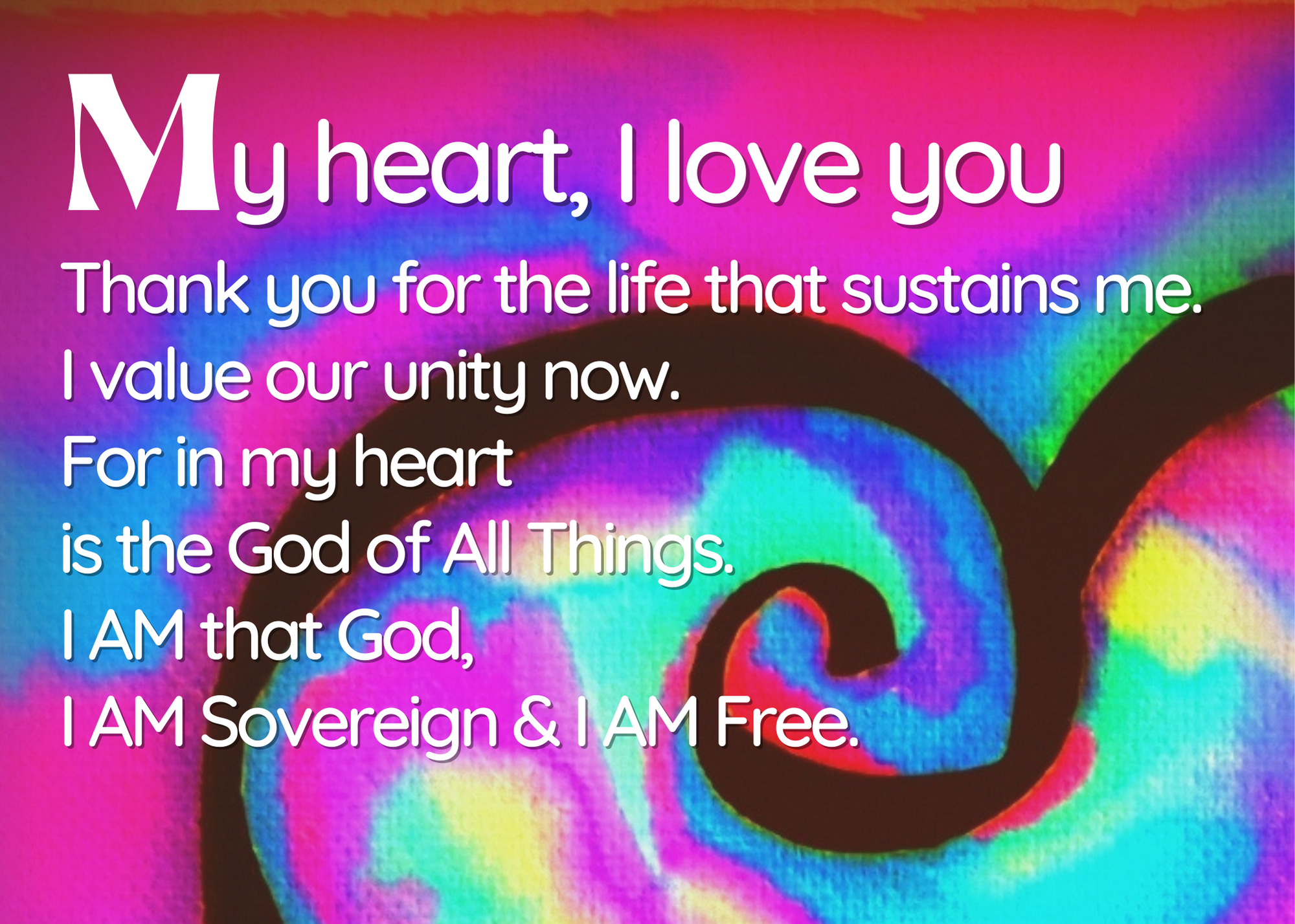 Your Heart is the Center of All Things - Amâeil (Melinda Urban ...